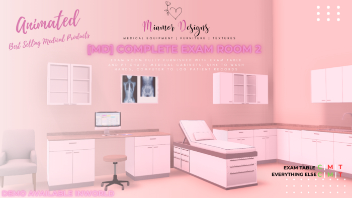 Second Life Marketplace - [MD] Complete Exam Room 2 - Boxed